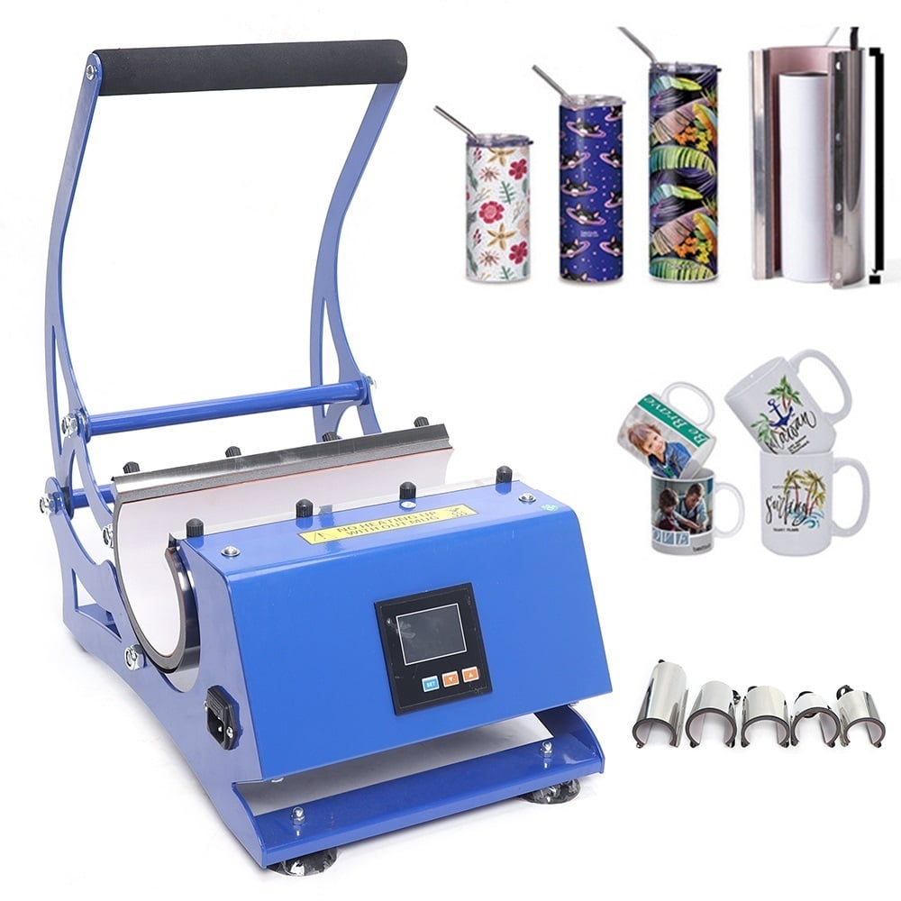 Loyalheartdy 6 in 1 Tumbler Mug Heat Press Machine DIY Mug Cup Heat ...