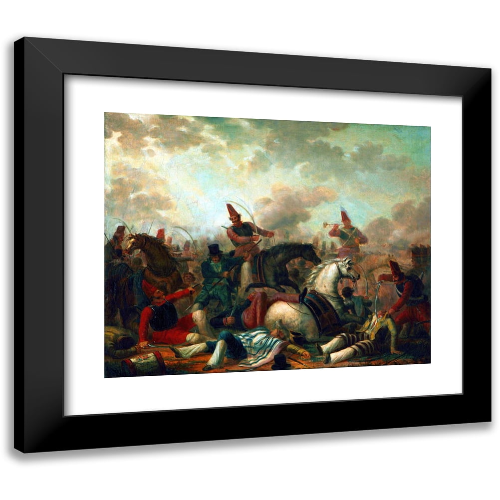 Carlos Morel 24x20 Black Modern Framed Museum Art Print Titled ...