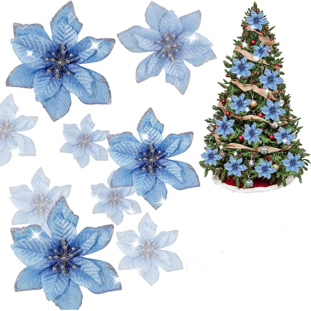 Click here for Generic 12 Pieces Christmas Poinsettia Decorations... prices