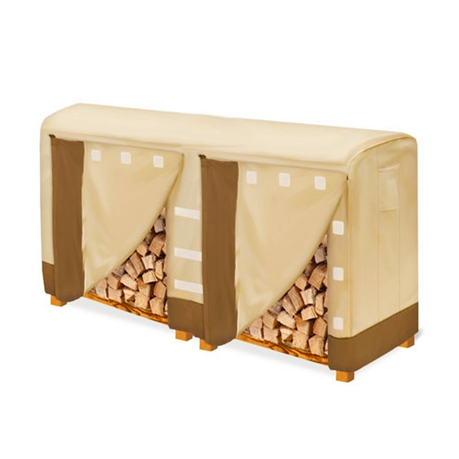 Armor Shield Patio Firewood Log Rack Cover Fits 8' Log Racks 96"L x 24 ...