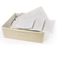 LotFancy Cup and Mug Storage Box, Stackable with Dividers Handles, 15. ...