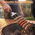 3 Prong Kabob Skewers, Stainless Steel BBQ Skewers for Grilling with ...