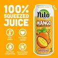 NILO Mango Juice, 10.8 oz Pack of 12, 100% squeezed mango, no sugar ...