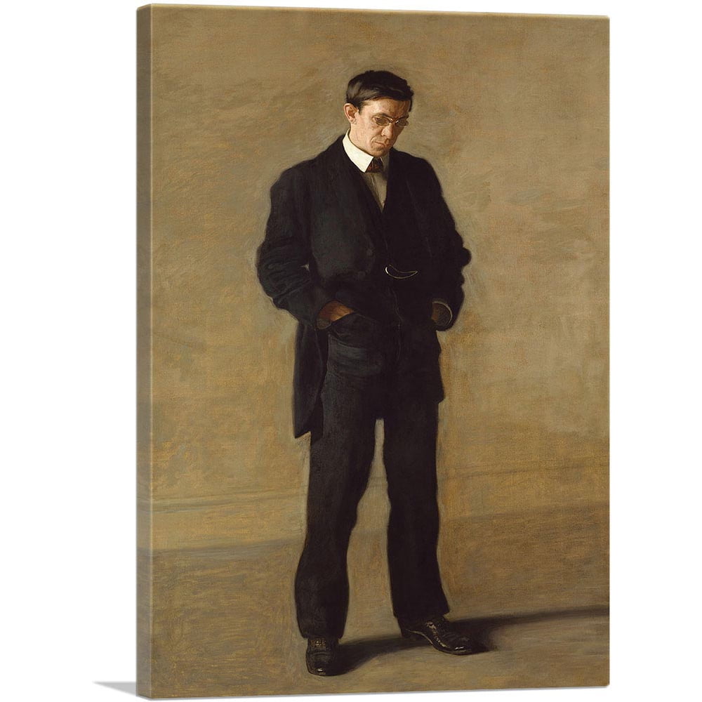 ARTCANVAS The Thinker Portrait of Louis Kenton 1900 Canvas Art Print by ...
