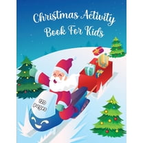 Merry Christmas Activity Book for Kids: Ages 6-12, (Paperback ...