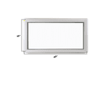 Shed Windows and More 16" x 48" Transom Window Double Pane Window White ...