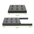 Navepoint 1U 19-Inch Sliding IT Network Cabinet Shelf 20.25" Max ...