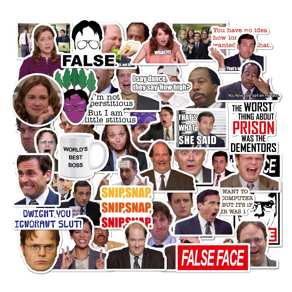 The Office Stickers Set de 50 Stickers - para Laptops, The Office ...