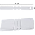 200 Pcs White Plastic Plant Tags with a Marker Pen, Wrap Around Hanging ...