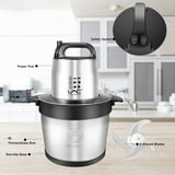 LAC LAICHY Meat Grinder 2 Speeds 32 Cup Food Processors New, Silver - Walmart.com