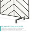 Best Choice Products Chevron Fireplace Screen, Handcrafted Iron ...