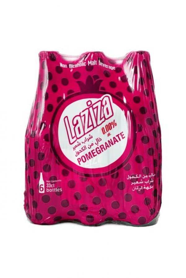 Laziza Pomegranate Flavor Non Alcoholic Malt Beverage, Product of ...