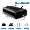 Camping Water Storage 113L/30Gal Black Foldable Portable Tank - Walmart.com