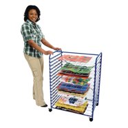Sprogs Art Drying Rack (17 1/2" W x 14 1/2" D x 38" H) Blue/White ...
