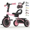 Free Shipping! Besrey Kids Tricycle, Foldable Toddler Tricycle with ...