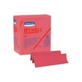 Wypall X80 Wipers, 1/4 Fold, Hydroknit, 12 1/2" x 12", Red, Pack of 50 ...