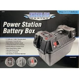 Shoreline Marine SL52079-X Deluxe Power Station Boat Battery Box with ...