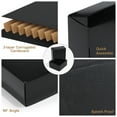 20 Pack Black Cardboard Shipping Boxes 8x8x4, Small Business Packaging ...
