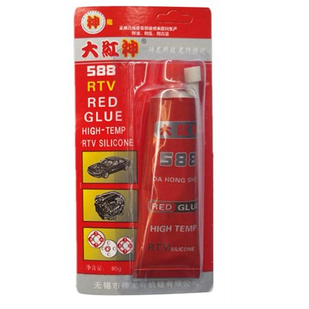 85g Strong adhesive glue high temperature sealant RTV red fastening ...