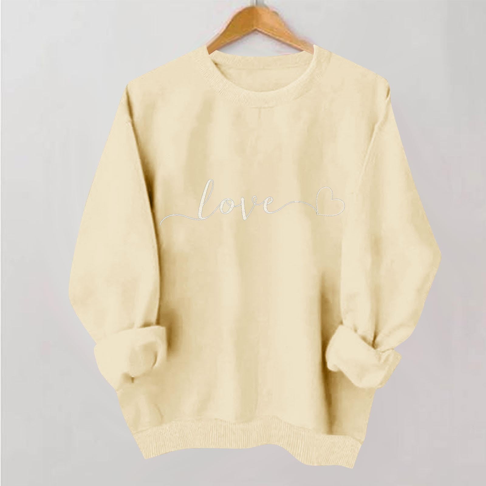 Click here for Ailaofu Womens Casual Crew Neck Sweatshirt Loose S... prices