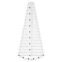 CutRite Double Wedding Ring Quilting Template with Slit'N Sew Method ...