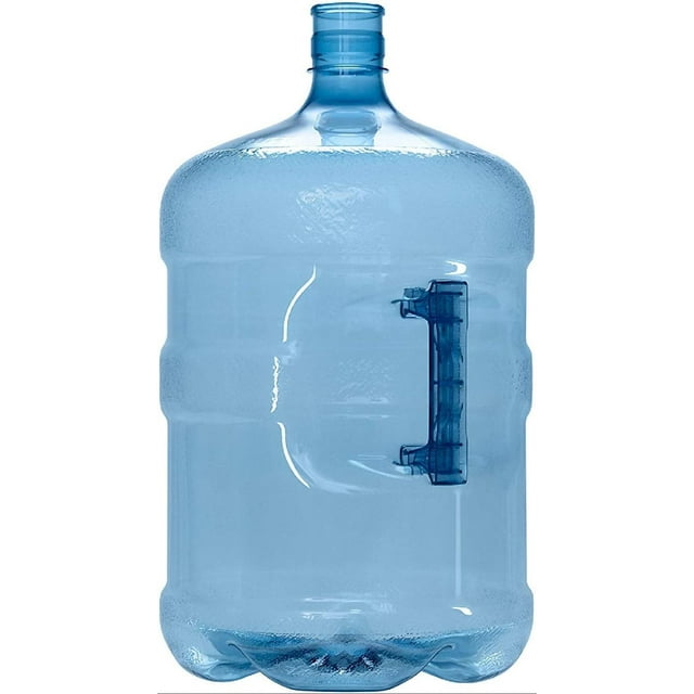 Brio 5 Gallon B.P.A. Free Plastic Crown Cap, Refillable Empty Jugs ...