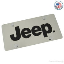 Jeep Name License Plate (Black) - Walmart.com