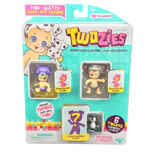 Twozies Season 1 Toy Figure (6 Pack) Style 18 - Walmart.com