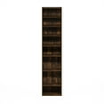 Furinno Indo 8-Tier Adjustable Shelves Multimedia Media Storage Tower ...