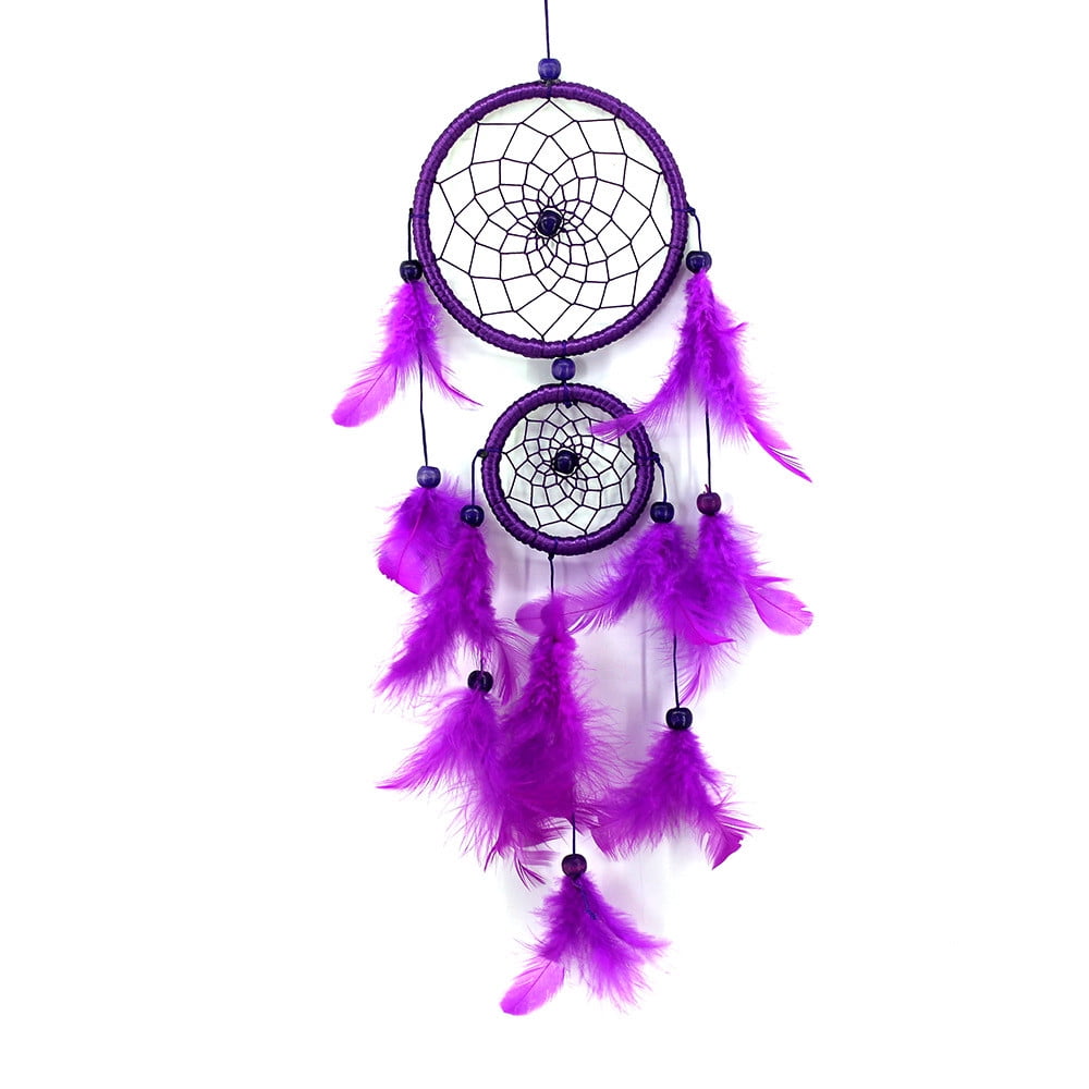 Click here for Dptalr Handmade Lace Dream Catcher Feather Bead Ha... prices