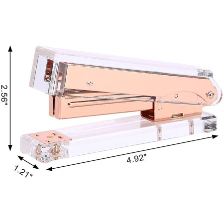 Stapler, Commercial Desk Stapler, Acrylic Clear Desktop Stapler With ...