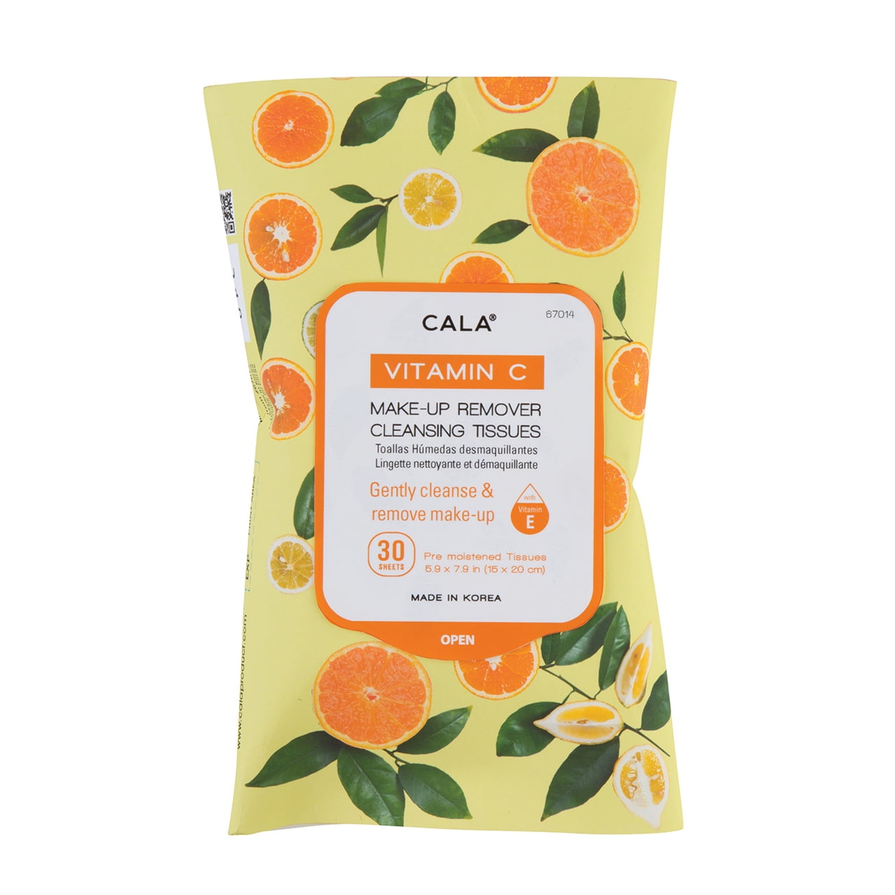 CALA Makeup Remover Cleansing Tissues VITAMIN C - Walmart.com