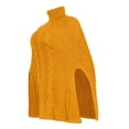 Wutalume Women's Lazy Style Loose Long Sleeve High Neck Solid Color ...