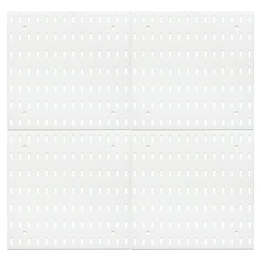 48 In. W x 96 In. H x 1/4 In. D Black ABS Pegboard with 9/32 In. Hole Size and 1 In. O.C. Hole ...
