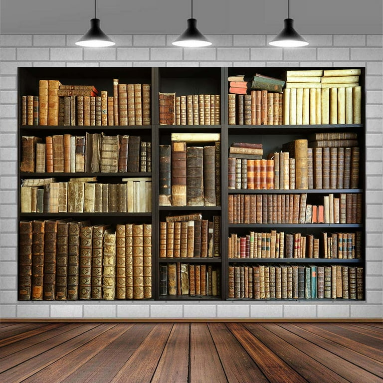 Graduation Bookshelf Background