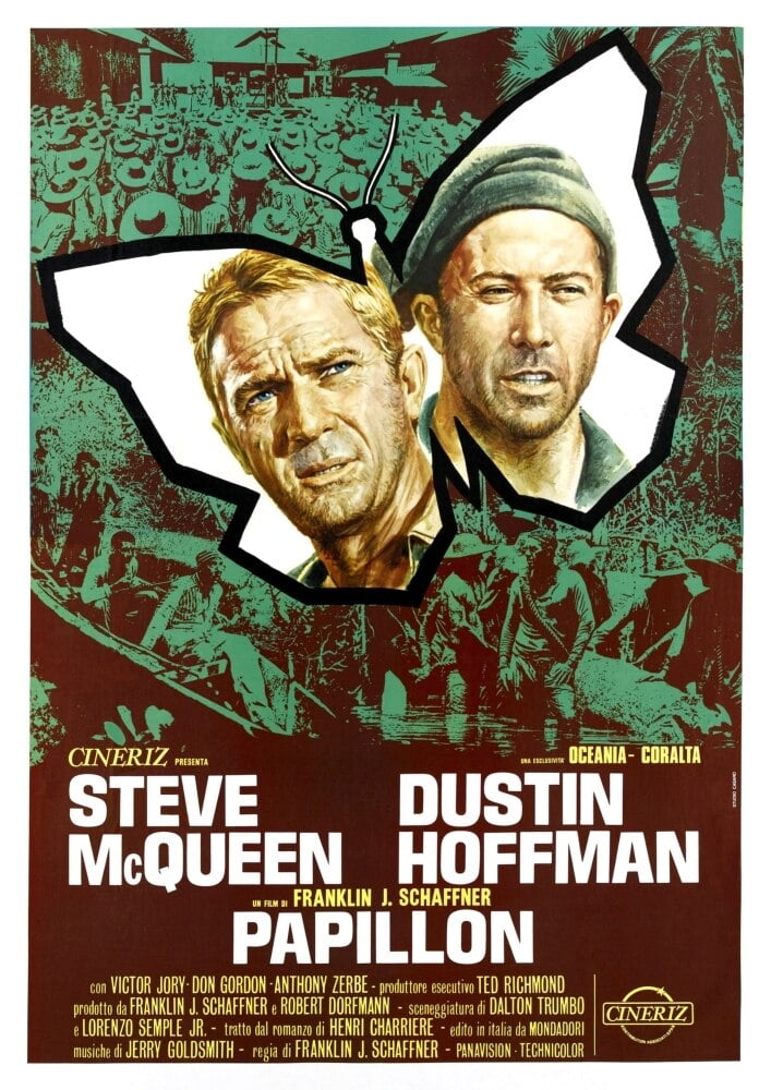 Papillon 1973. Movie Poster Masterprint - Walmart.com - Walmart.com