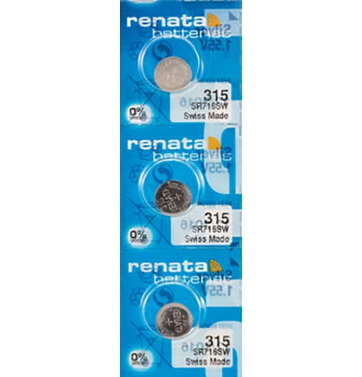 3 x Renata 315 Watch Batteries, SR716SW Battery | Walmart Canada