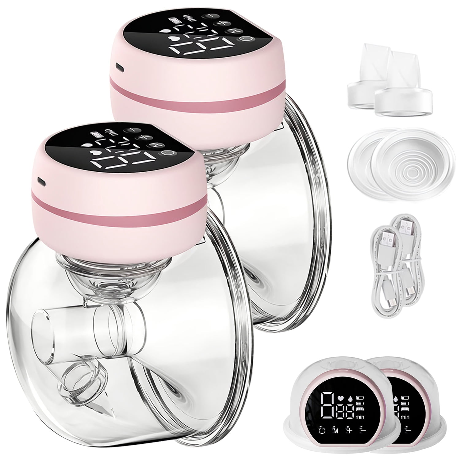 Yadala Double Wearable Breast Pump, Electric Breast Pump, Hands Free ...