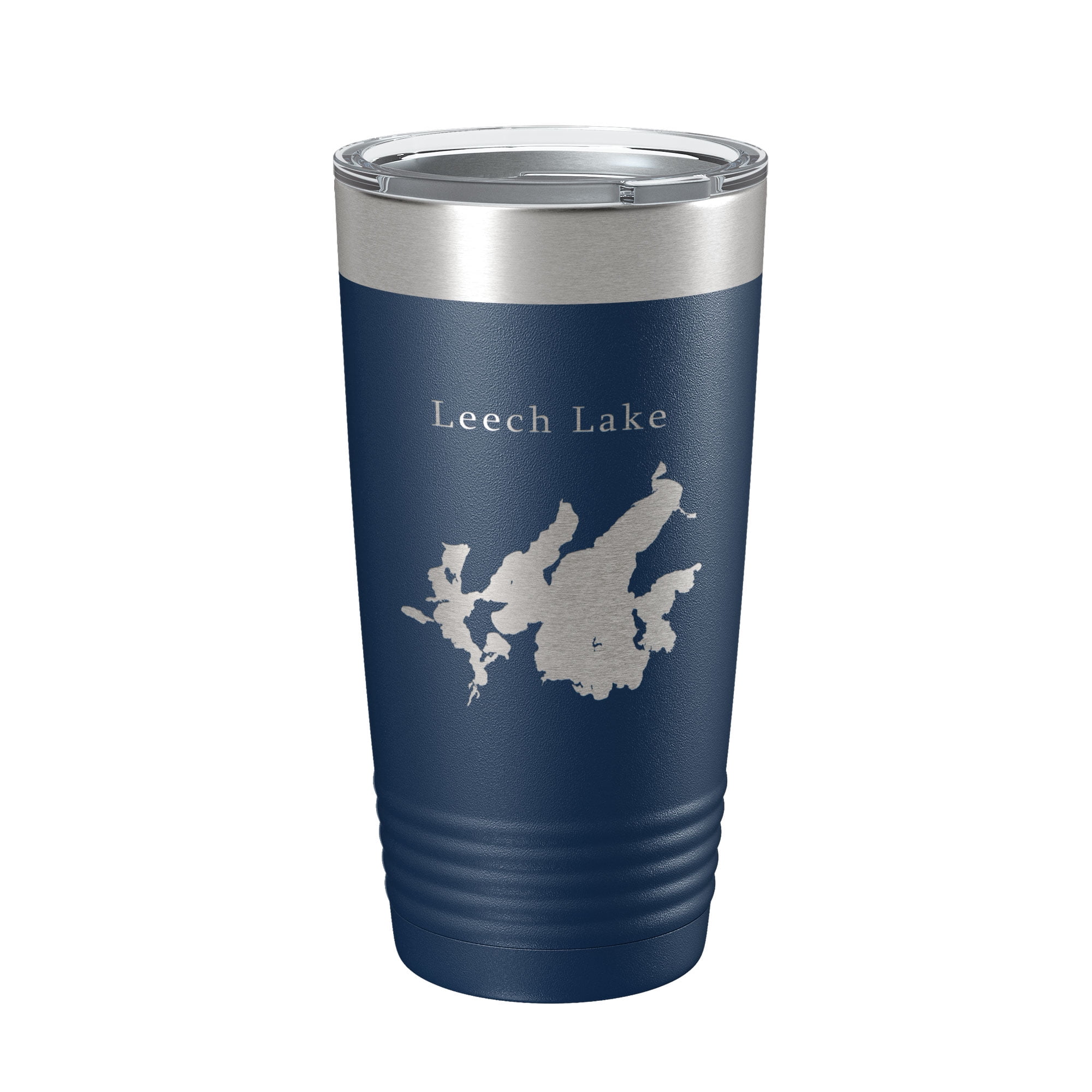 Leech Lake Map Tumbler Travel Mug Insulated Laser Engraved Coffee Cup ...