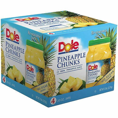 Dole Pineapple Chunks (20 oz., 4 ct.) - Walmart.com
