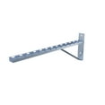 Electro Zinc Plated Wire Mesh Cable Tray bracket, Silver Steel ...