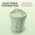 Cook with Color Berry Cup with Removable Colander and Fork, BPA-Free ...