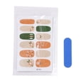 20Sheet Full-Cover Gradient Wraps Nail Polish Stickers with Manicure ...