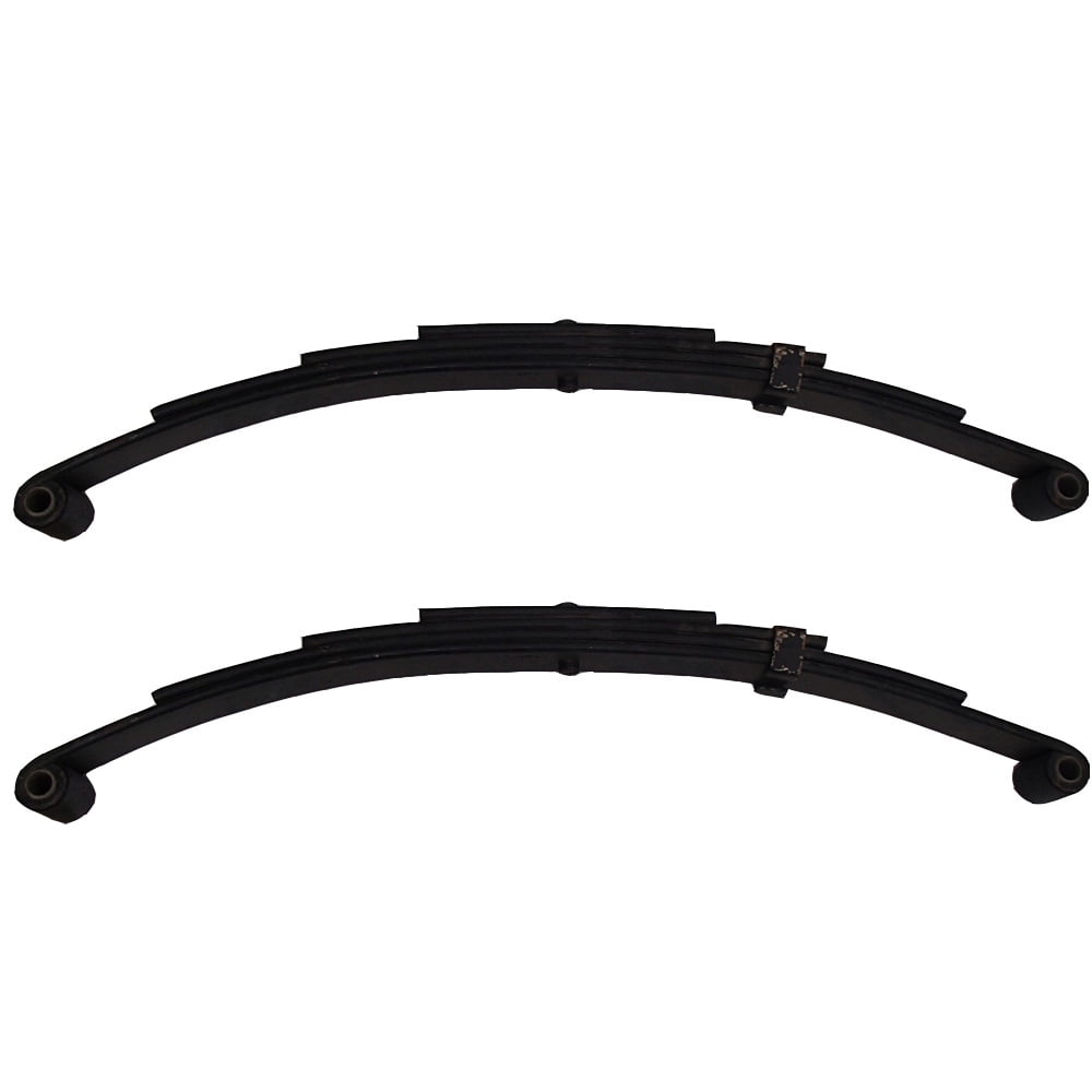 (2) New Trailer Leaf Springs-4 Leaf Double Eye 1750lb Capacity for 3500 ...