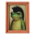 Funny Retro Fridge Magnet - Cute Wooden Frame Art with Strong Hold ...