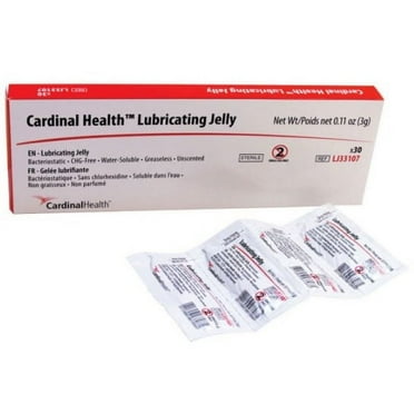 McKesson Lubricating Jelly - Clear, Fragrance-Free Single-Use Lubricant ...