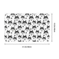 Bathroom Rugs Non Slip Washable - Cute Glasses Husky Funny Kitchen Mats ...