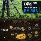 Novorik Professional Metal Detector for Adults with 10? Waterproof Coil ...