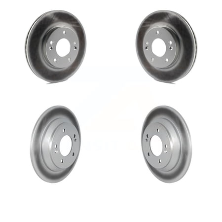 Front Rear Coated Disc Brake Rotors Kit For 2021 Kia Seltos FWD with ...