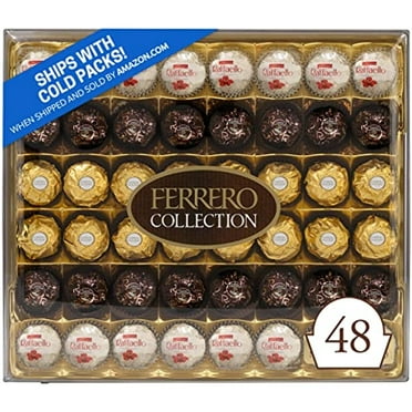 2 Pack | Ferrero Rocher, Hazelnut Chocolates, 48 Count - Walmart.com